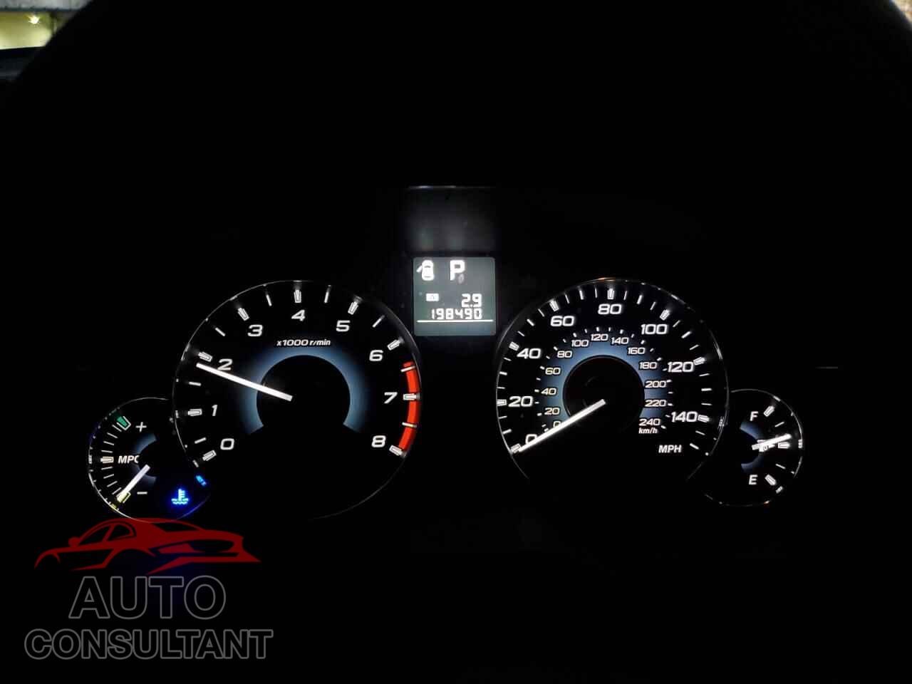 2012 SUBARU OUTBACK 2.5I PREMIUM GAS - 4S4BRBBC0C3294810