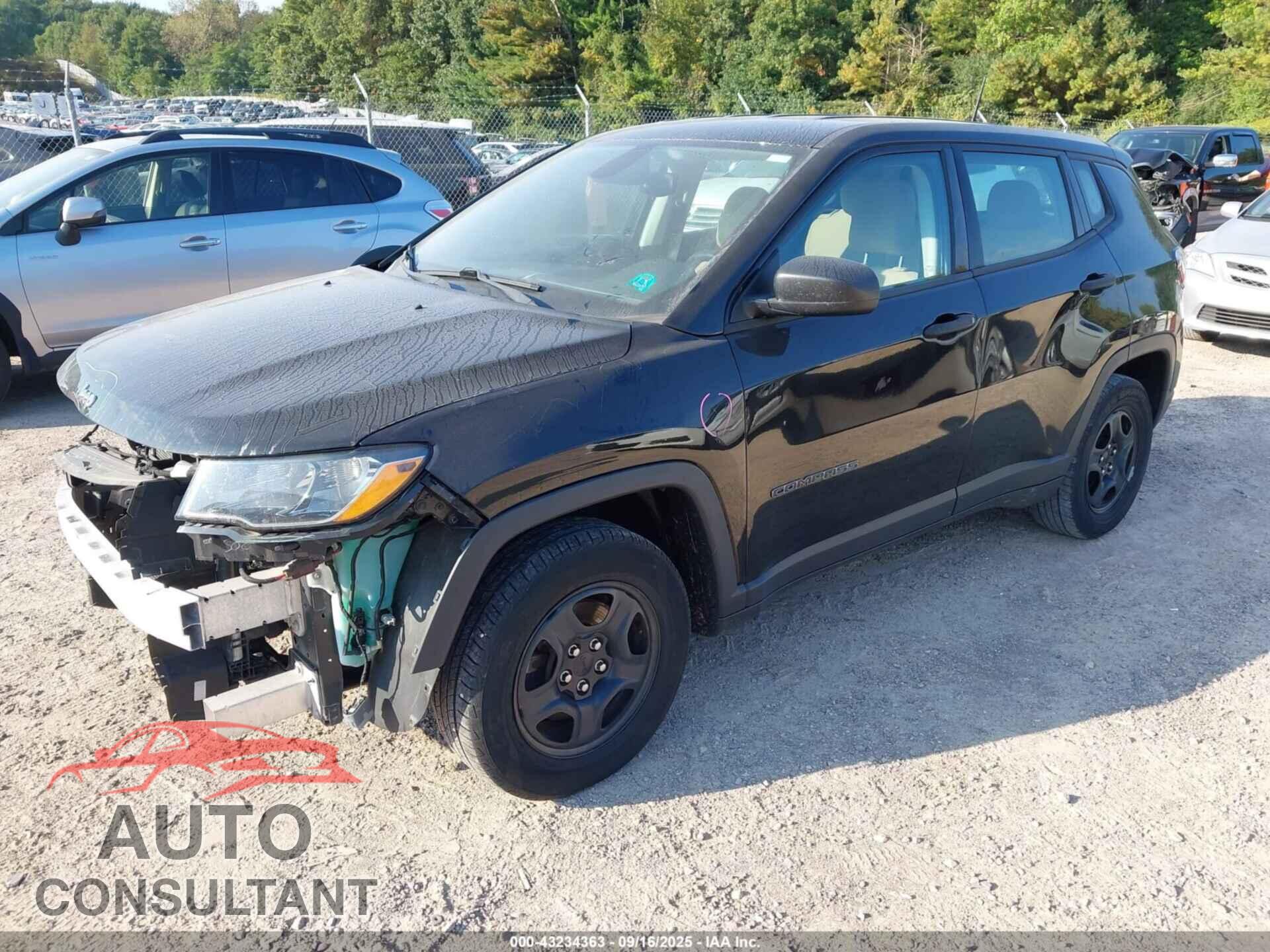 2018 JEEP COMPASS SPORT FWD Gasoline - 3C4NJCAB2JT124523